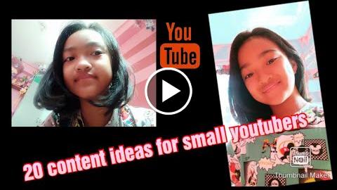 20 content ideas for small youtubers! - Video Marketing Suite Portal
