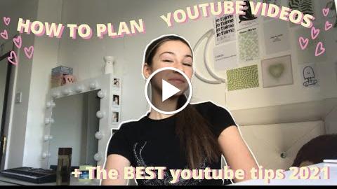 HOW TO PLAN YOUTUBE CONTENT // youtube growth tips 2021 + motivation ...