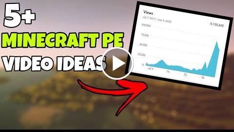 MINECRAFT PE CONTENT IDEAS VIDEO IDEAS FOR MINECRAFT YOUTUBERS - Video ...