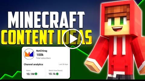 Minecraft Trending Content Ideas For YouTube (GROW 10X FAST) - Video ...