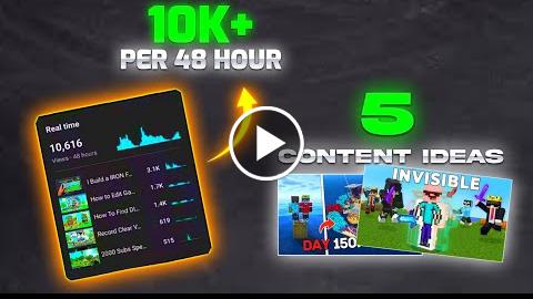Trending Minecraft CONTENT IDEAS (Get 10X MORE VIEWS) - Video Marketing ...