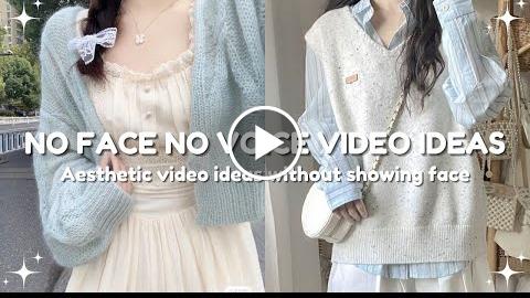 25 FACELESS video ideas No voice no FACE needed Make aesthetic content ...