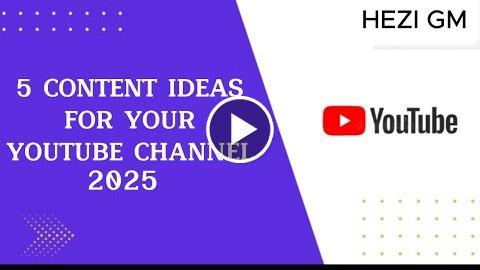 Content Ideas 5 Content Ideas For 2025 Video Marketing